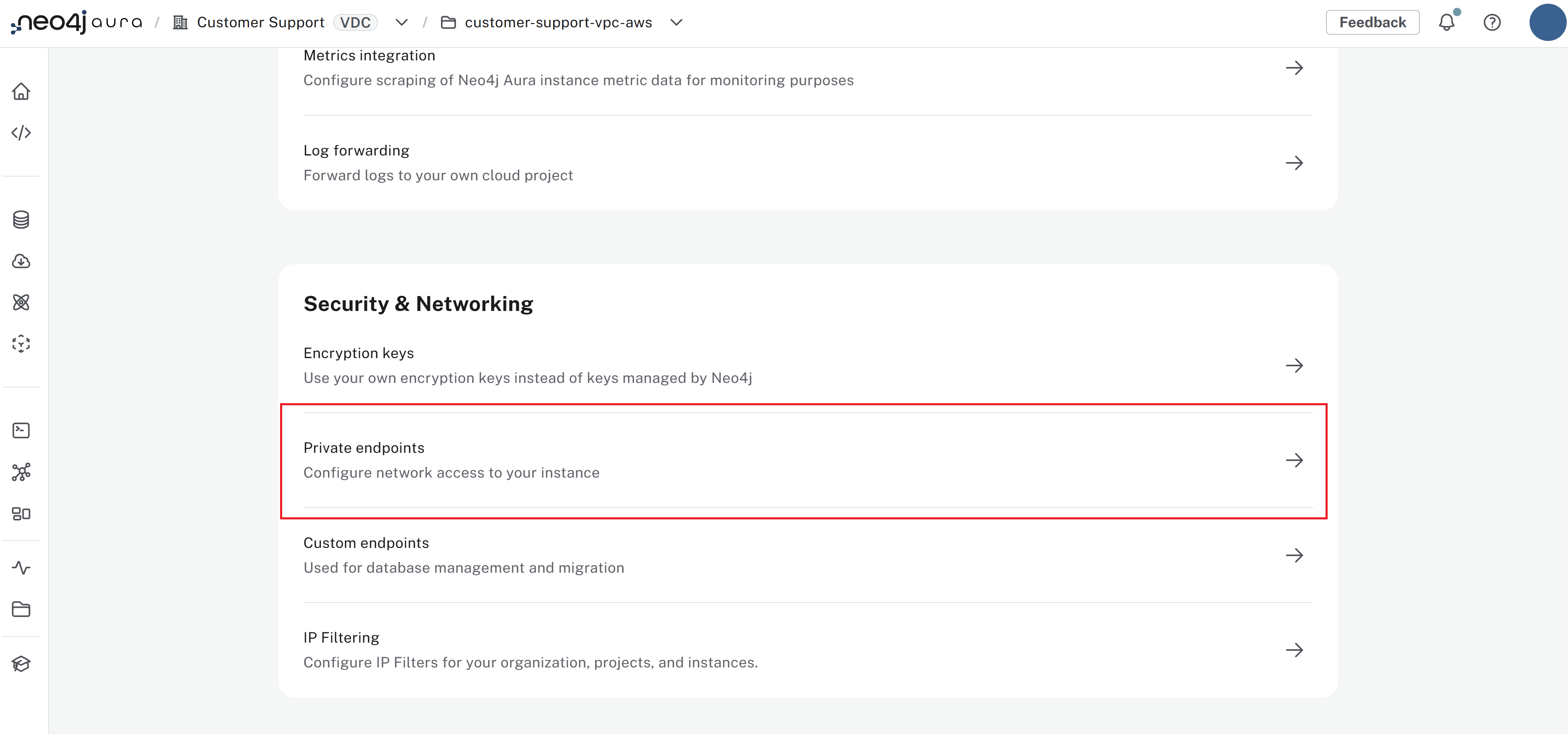How to use Neo4j Admin Upload with Private Link Enabled?